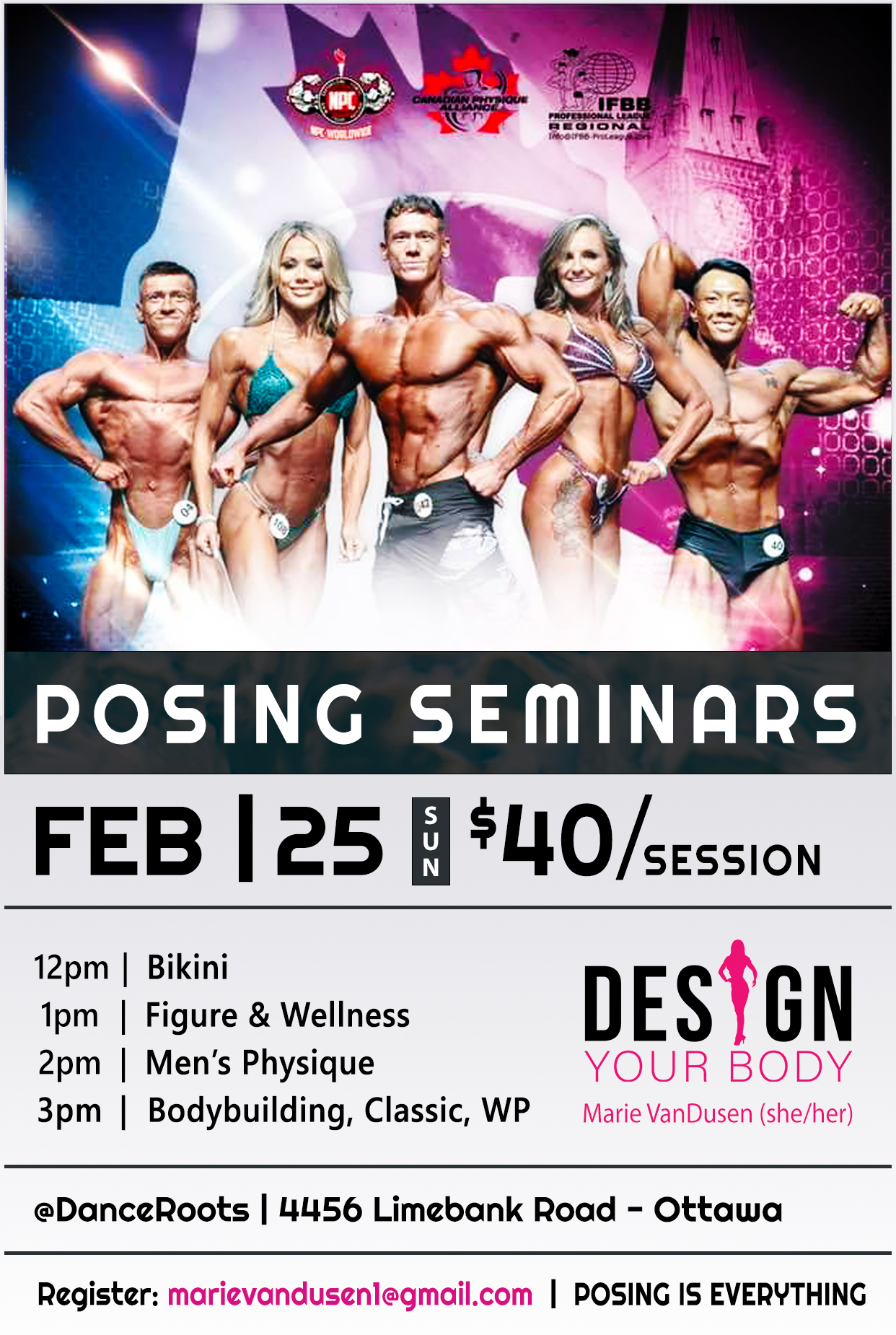 2024 Posing Seminar - Posing is Everything | CPA | Bodybuilding | Physique | Figure | Wellness ...